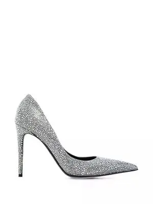 Alexander McQueen Embellished Skull Charm Stiletto Pumps