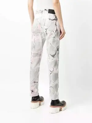 Stella McCartney High-rise Abstract-print Jeans