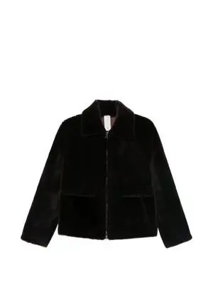 FURLING BY GIANI Giulia Faux-fur Jacket - Red