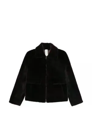 FURLING BY GIANI Giulia Faux-fur Jacket - Red