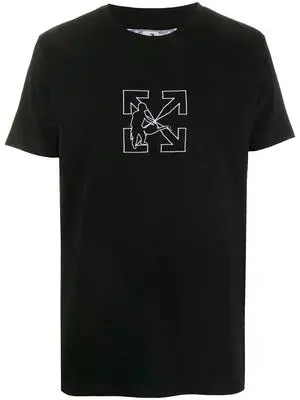 Off-White Worker Embroidered T-shirt