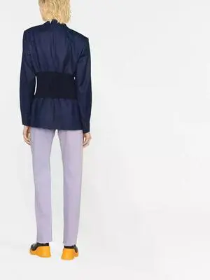 Stella McCartney Elastic Band Single-breasted Blazer