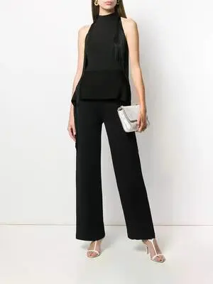 Stella McCartney Fringe-trim Sleeveless Jumpsuit