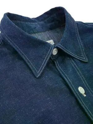 KAPTAIN SUNSHINE Contrast-stitch Chest-pockets Shirt