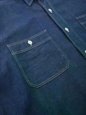 KAPTAIN SUNSHINE Contrast-stitch Chest-pockets Shirt