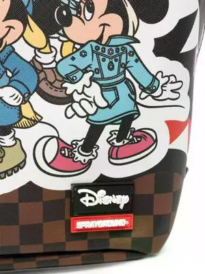 SPRAYGROUND Check-print Disney Mickey & Friends Backpack