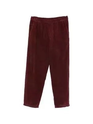 American Vintage Corduroy Straight-leg Trousers - Red