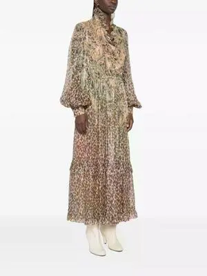 Etro Paisley Leopard-print Maxi Dress