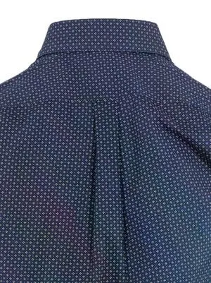 HARMONT & BLAINE Geometric-print Button-down Shirt