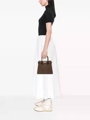 Burberry Leather Handbag - Brown