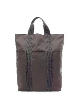 Hermès 20th Century Canvas Herline Cabas Tote Bag - Grey