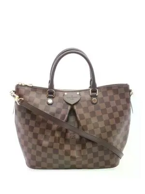 LOUIS VUITTON 2019 Damier Ebene Siena Mm Satchel - Brown