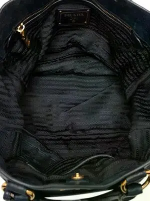 Prada 2010-2026 Vitello Shine Open Convertible Tote Satchel