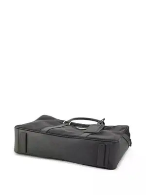 Prada Saffiano Trimmed Tessuto Business Bag