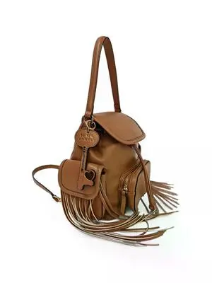 LE PANDORINE Fringe-detail Backpack