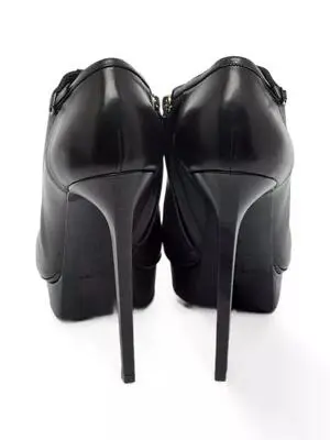 Saint Laurent Janis Studded Leather Ankle Boots