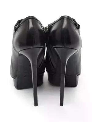 Saint Laurent Janis Studded Leather Ankle Boots