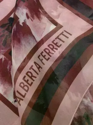 Alberta Ferretti Floral-print Silk Scarf