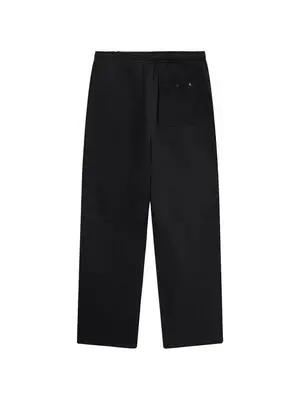 COVERNAT Authentic Logo-embroidered Wide-leg Track Pants - Black