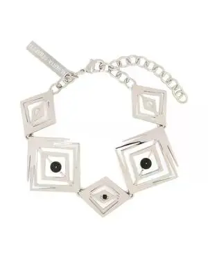 Alberta Ferretti Geometric -tone Bracelet - Silver
