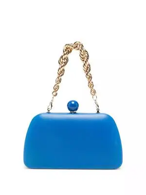 Velvet By Graham & Spencer Sade Ball-clasp Clutch Bag - Blue