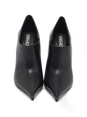 Versace Slice Pointed-toe Ankle Boots