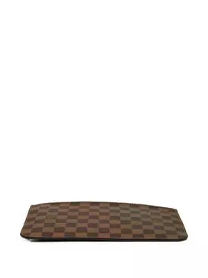 LOUIS VUITTON 2015 Damier Ebene Neverfull Mm Pouch