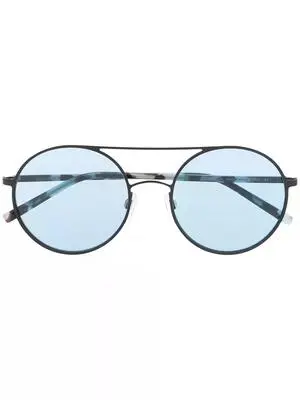 Dkny Aviator-frame Tinted Sunglasses - Black