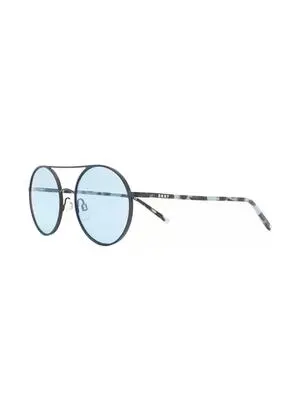 Dkny Aviator-frame Tinted Sunglasses