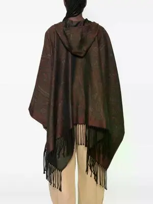 Etro Paisley-print Hooded Poncho