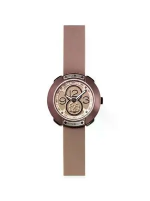 HYDROGEN Vista 29mm Skull-motif Watch - Brown