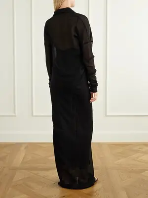RUOHAN Noris Wool-gauze Maxi Dress
