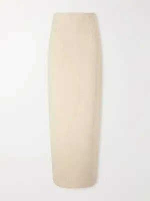 RUOHAN Kyth Double-sided Cashmere Maxi Skirt - Neutrals
