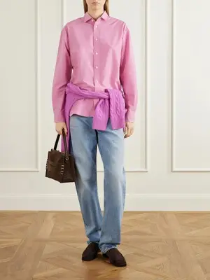 Polo Ralph Lauren Cotton And Silk-blend Shirt