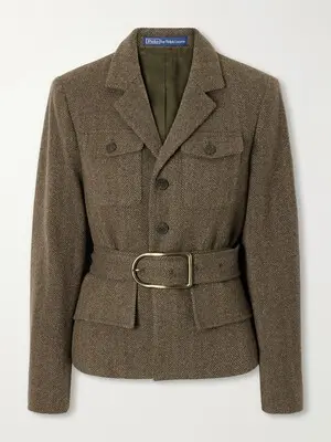 Polo Ralph Lauren Wool-blend Herringbone Jacket - Green