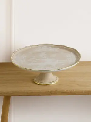 GINORI 1735 Oriente Italiano Porcelain Cake Stand - Pink