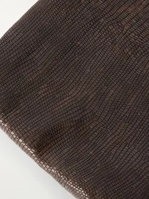 NILI LOTAN Jerry Croc-effect Leather Clutch