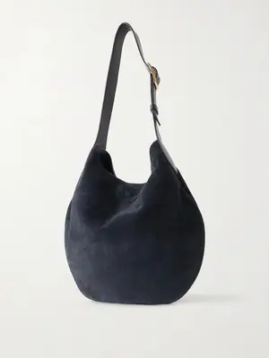 NILI LOTAN Jagger Suede Shoulder Bag