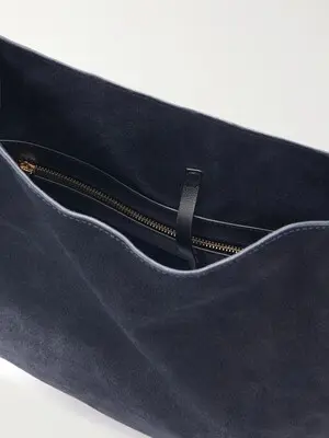 NILI LOTAN Jagger Suede Shoulder Bag