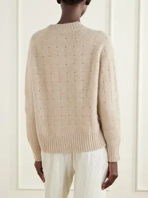 ALLUDE Cashmere And Silk-blend Sweater