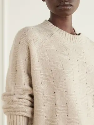 ALLUDE Cashmere And Silk-blend Sweater