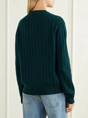 Daughter Rooney Ribbed Wool Cardigan