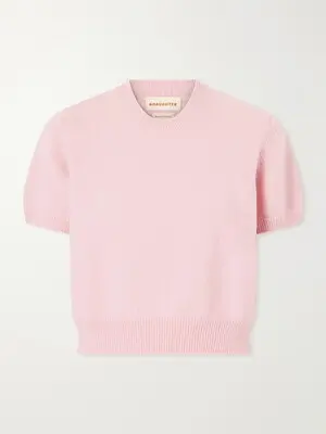 Daughter Wicklow Wool Sweater - Pink