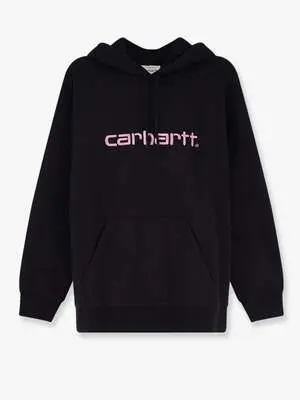 Carhartt Work In Progress W' Hooded Carhartt Cotton Blend Sweatshirt - Black