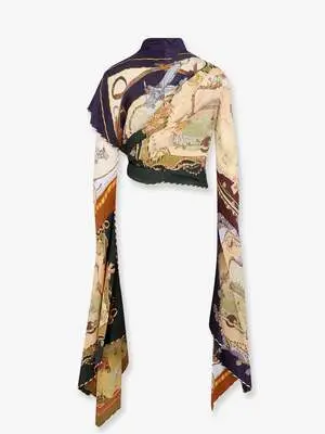 Zimmermann Valiant Draped Scarf Top
