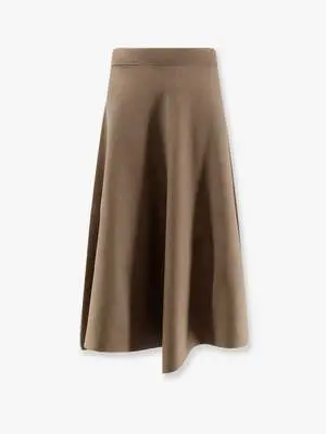 NUDE Knitted Long Skirt