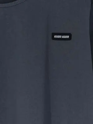 Miu Miu Stretch Poplin Top