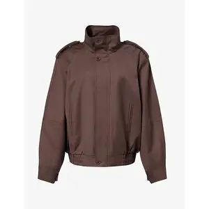 THE FRANKIE SHOP Kelly Padded Wool-blend Blouson