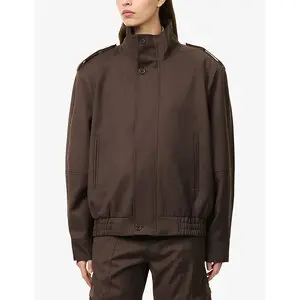 THE FRANKIE SHOP Kelly Padded Wool-blend Blouson