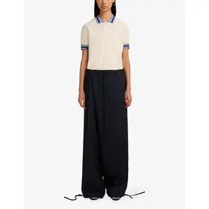 Marni Wide-leg Wool Drawstring Trousers